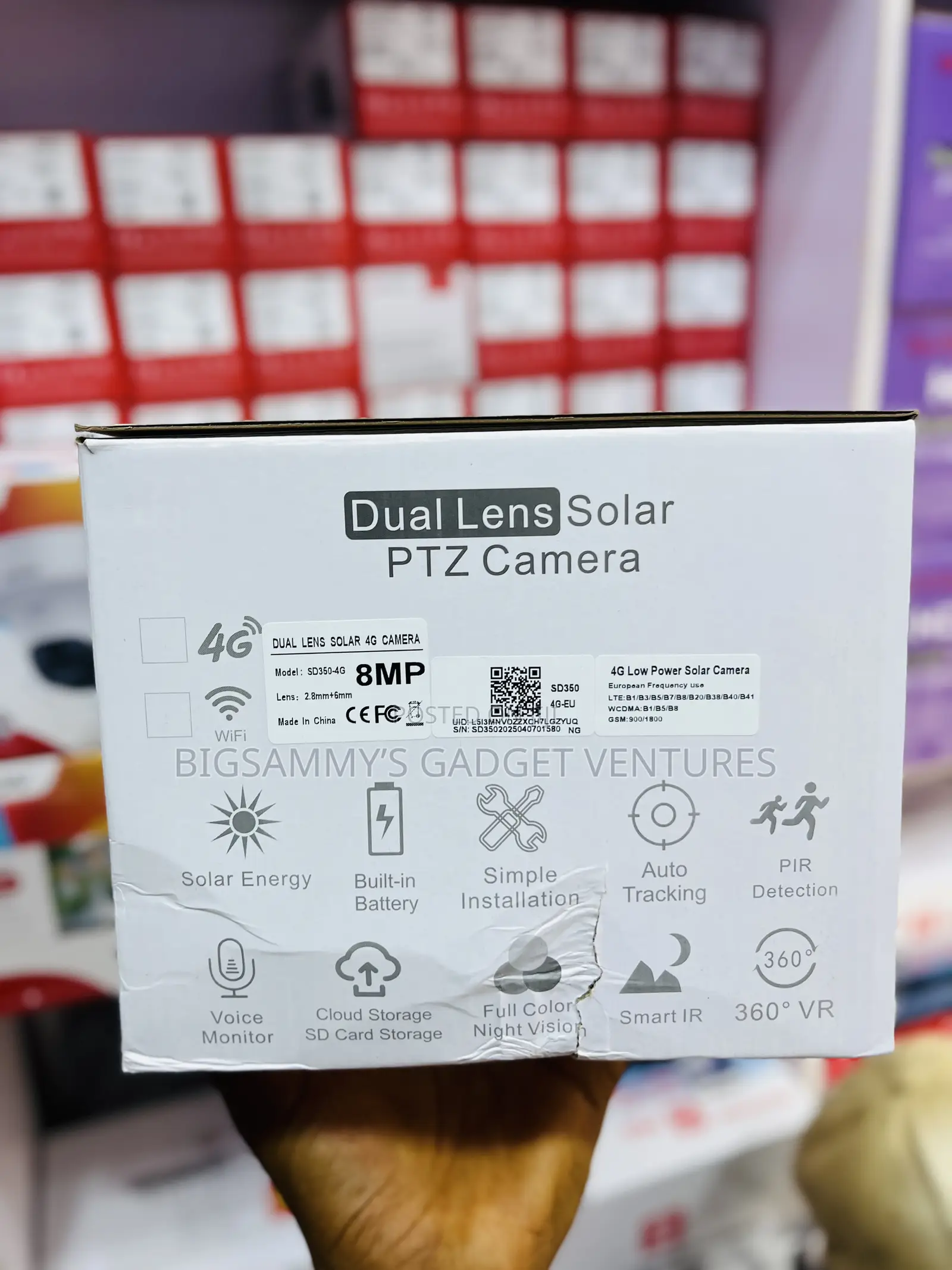 Ubox Full Color 8mp Solar PTZ 4g Camera for sale - BIGSAMMY’s GADGET ...
