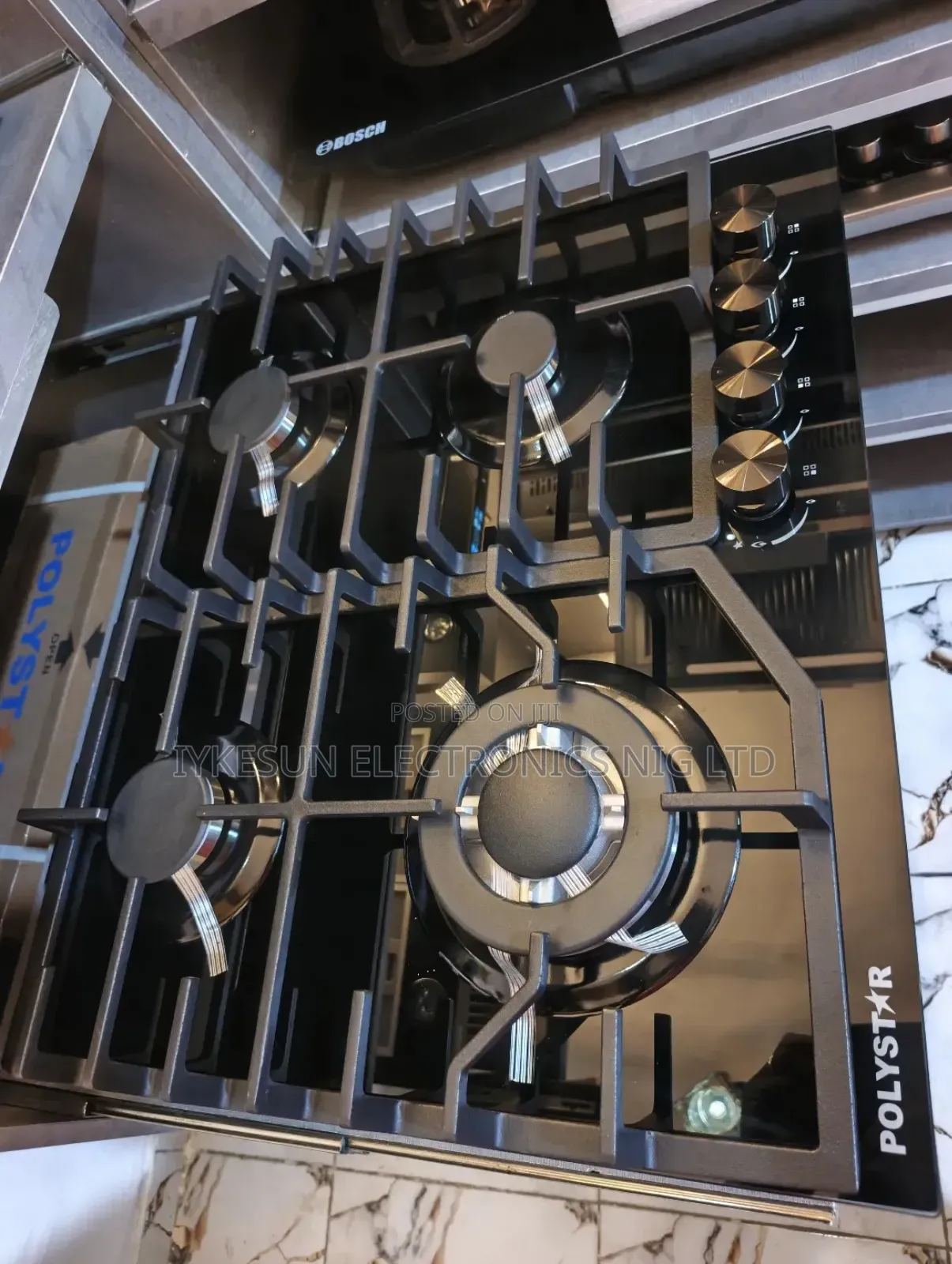 Original Polystar Built-in Luxury Cooker Hob or Table Top 4 Gas Burner ...