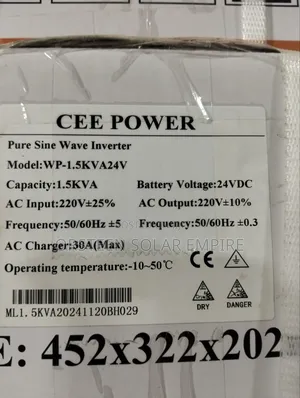 Cee Power Inverter in Ojo - Electrical Equipment, Orsteen Solar Empire ...