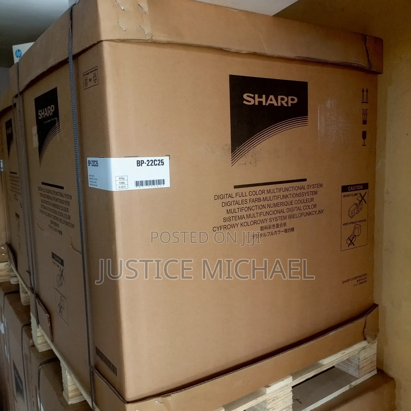 Sharp Bp-22c25 Digital Full Colour Multifunctional System 25 PPM W/Adf ...
