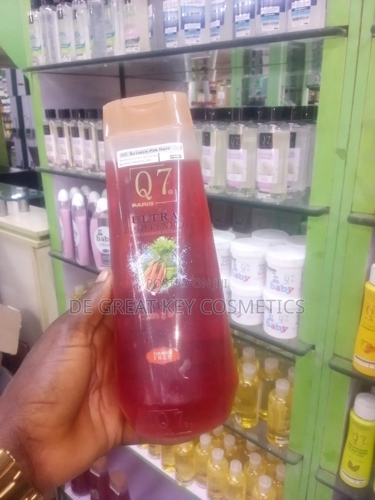 Q7 Ultra Lightening Carrot Shower Gel in Ojo - Body Care, De Great Key ...