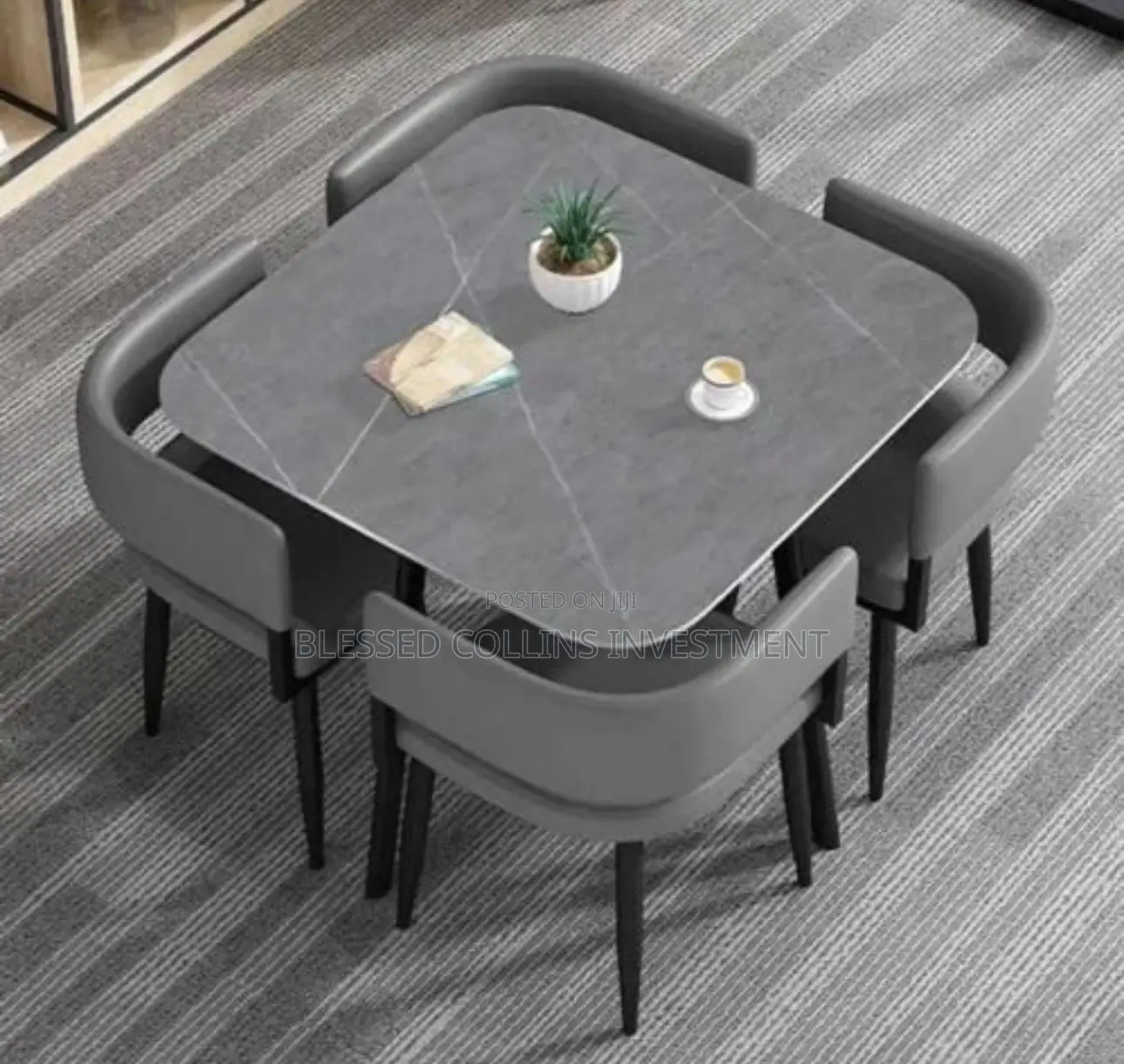 Gray 4 in 1 Dining Set in Ojo - Furniture, Blessed Collins Investment ...