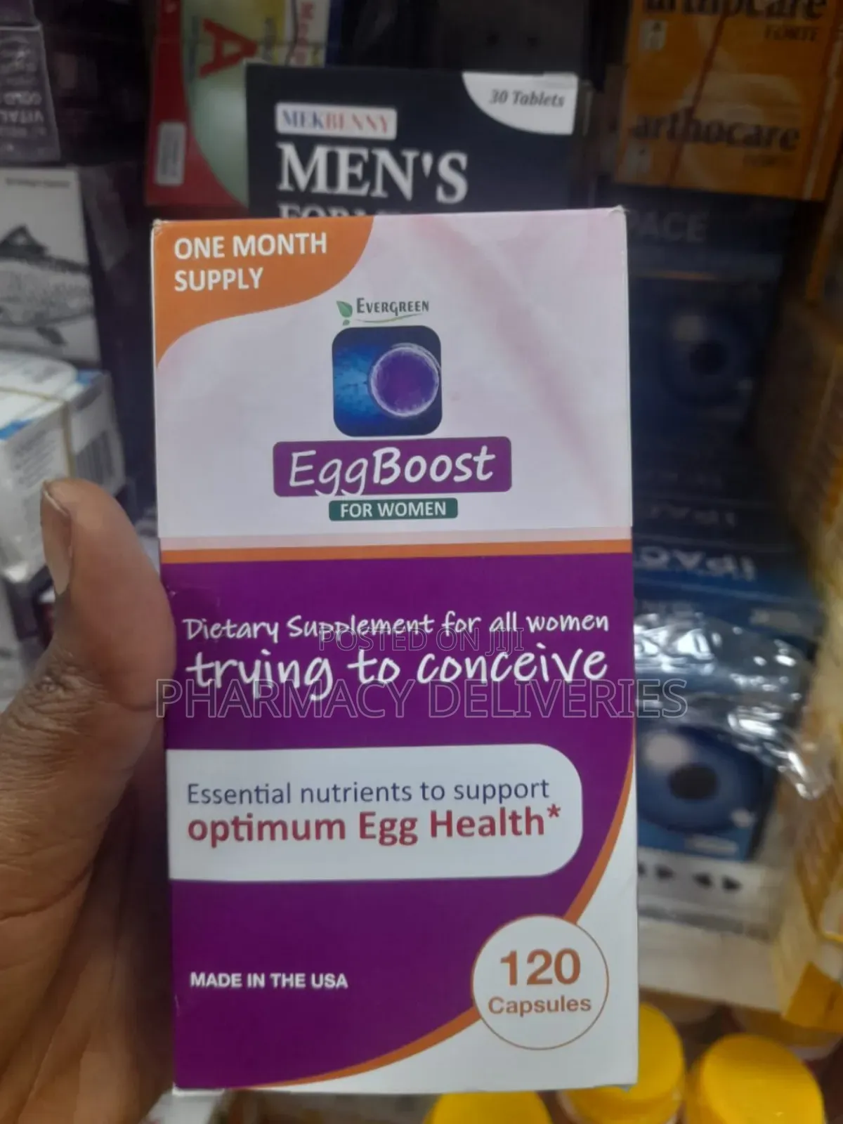 Eggboost for Women – Fertility Egg Health Support (120 Capsules) in ...