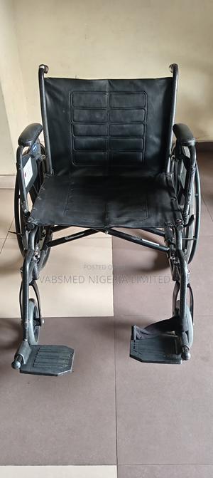 Standard Folding Manual Wheelchair – Black Frame for sale - VABSMED ...