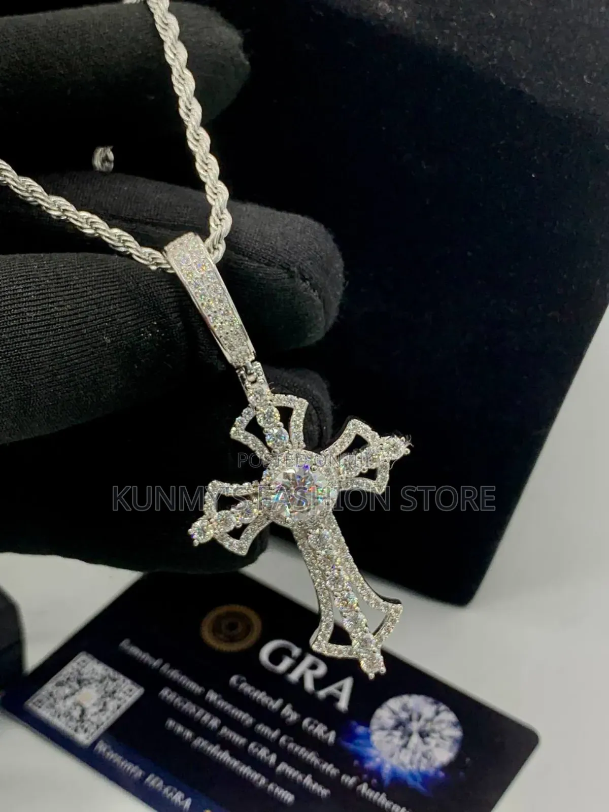 VVS Moissanite Diamond Chain and Pendant in Lagos Island (Eko ...