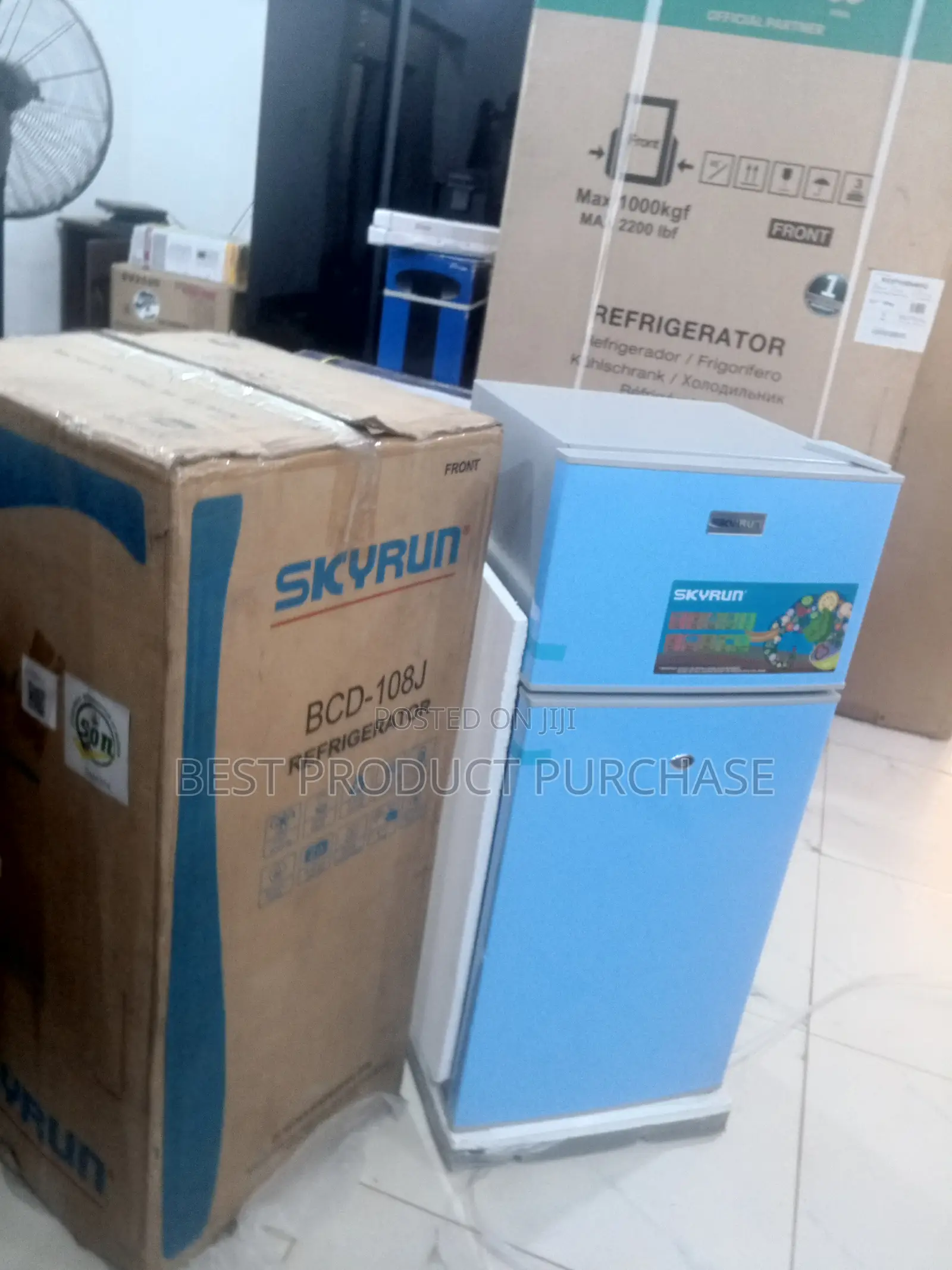 Space-Saving Skyrun 108 Liters Double Door Fridge in Kosofe - Kitchen ...