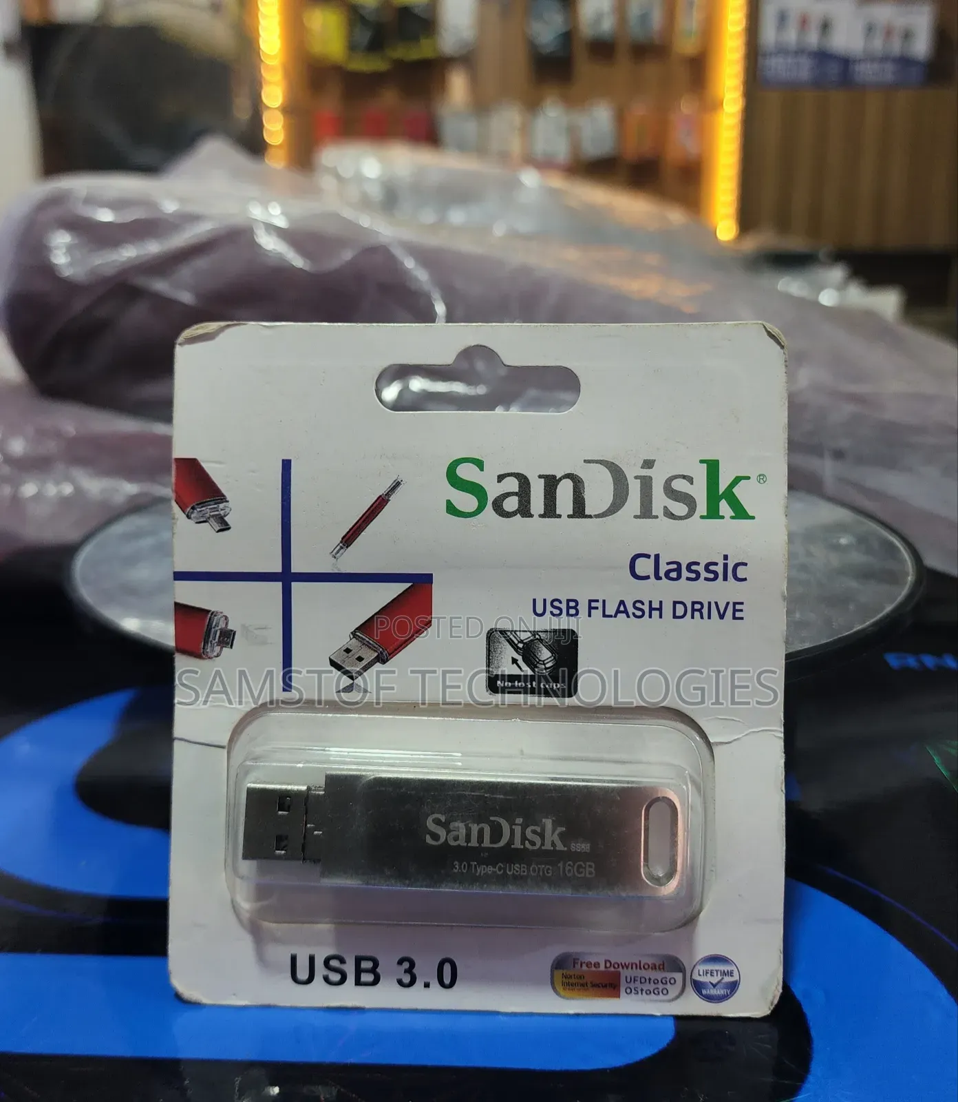 Sandisk Classic Usb Type-C 16gb Flash Drive Otg. in Ibadan - Computer ...