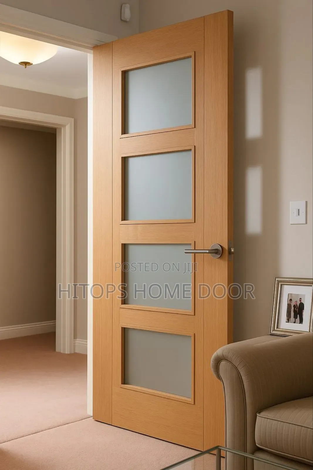 Long Lasting HDF Door With Frame and Architrave in Mushin - Doors ...
