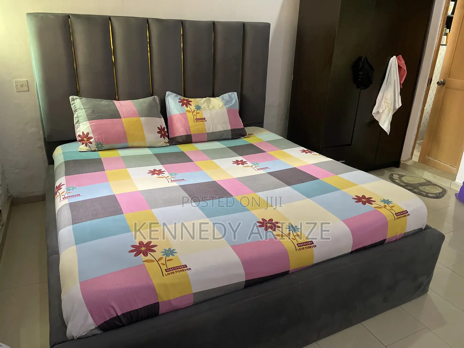 6 by 6 Padded Bad Frame and Mattress in Lugbe District - Furniture ...