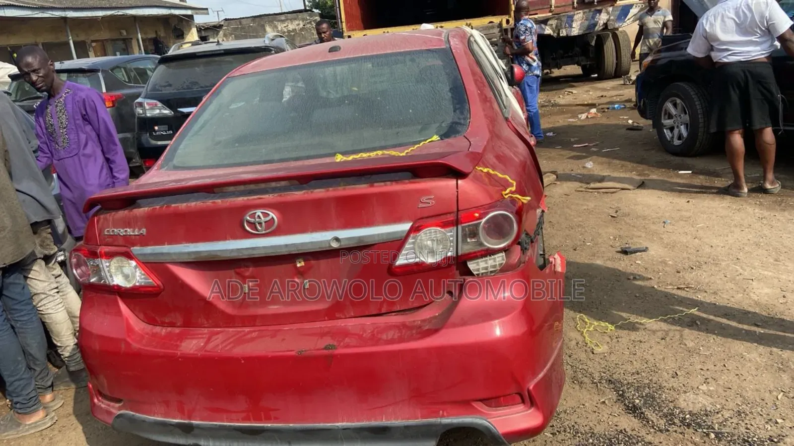 Toyota Corolla 2012 Red in Apapa - Cars, Ade Arowolo Autos | Jiji.ng