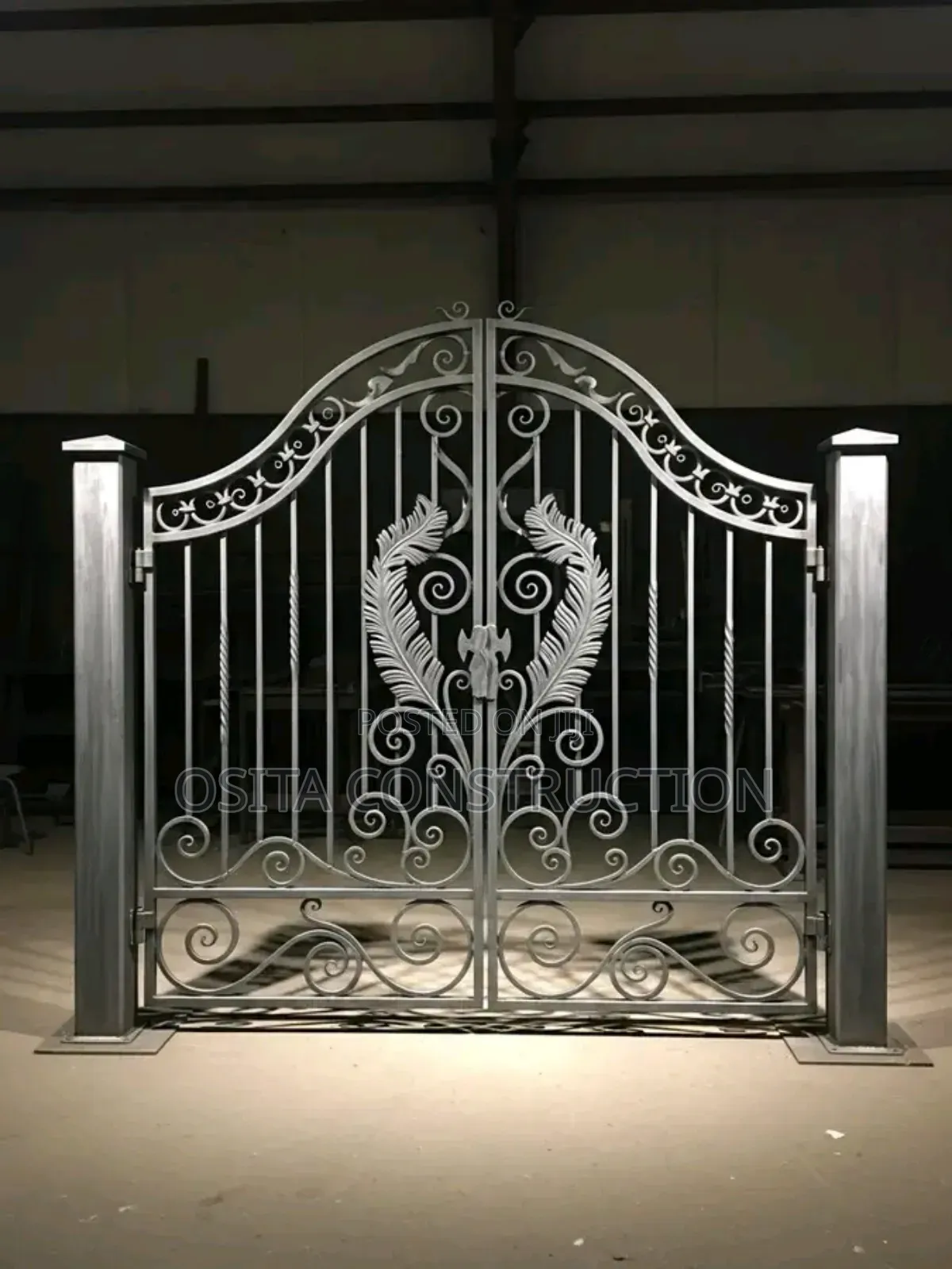Royal Wrought Iron Gate Design in Onitsha - Building Materials ...