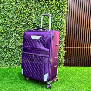 Purple Quilted Soft Luggage Set With Spinner Wheels in Ikeja - Bags ...