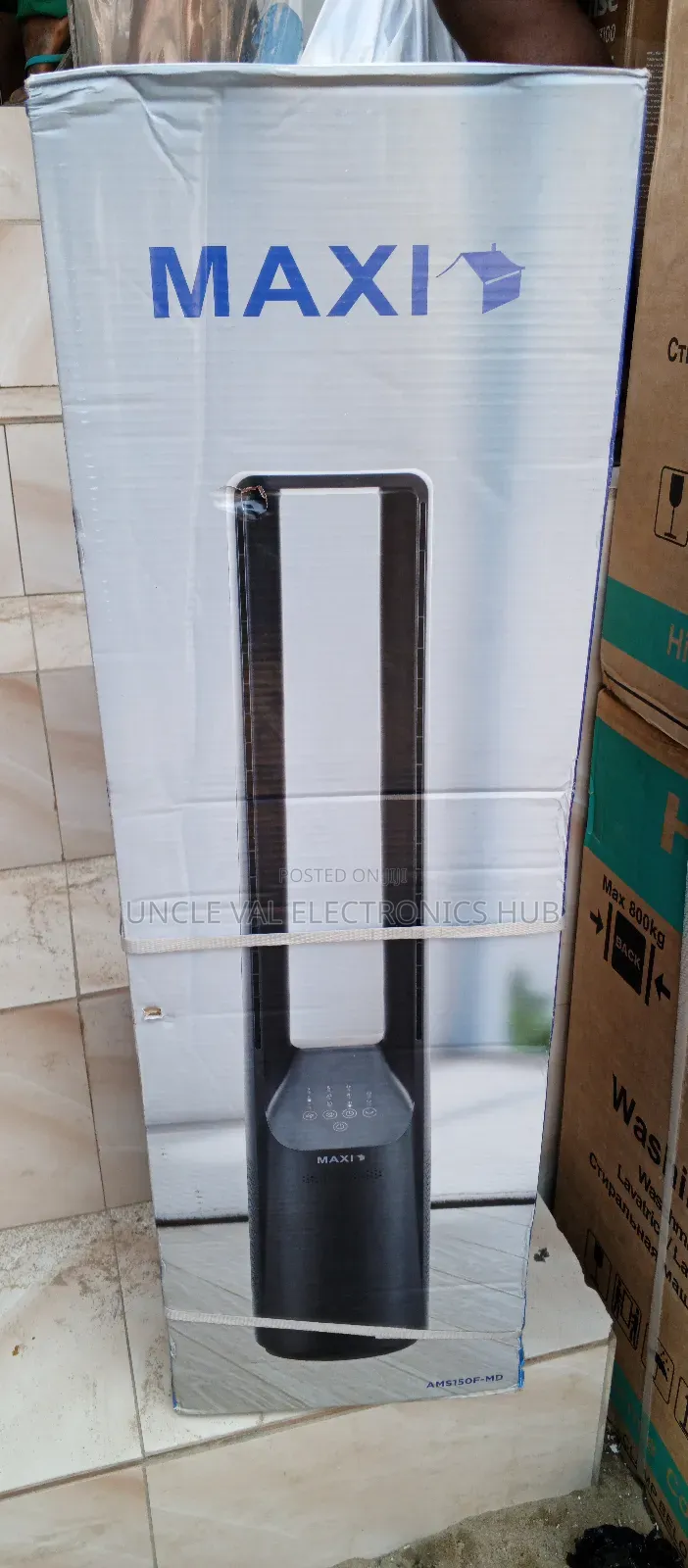 Maxi 40" Bladeless Fan for sale - Uncle Val Electronics Hub Price: ₦ ...