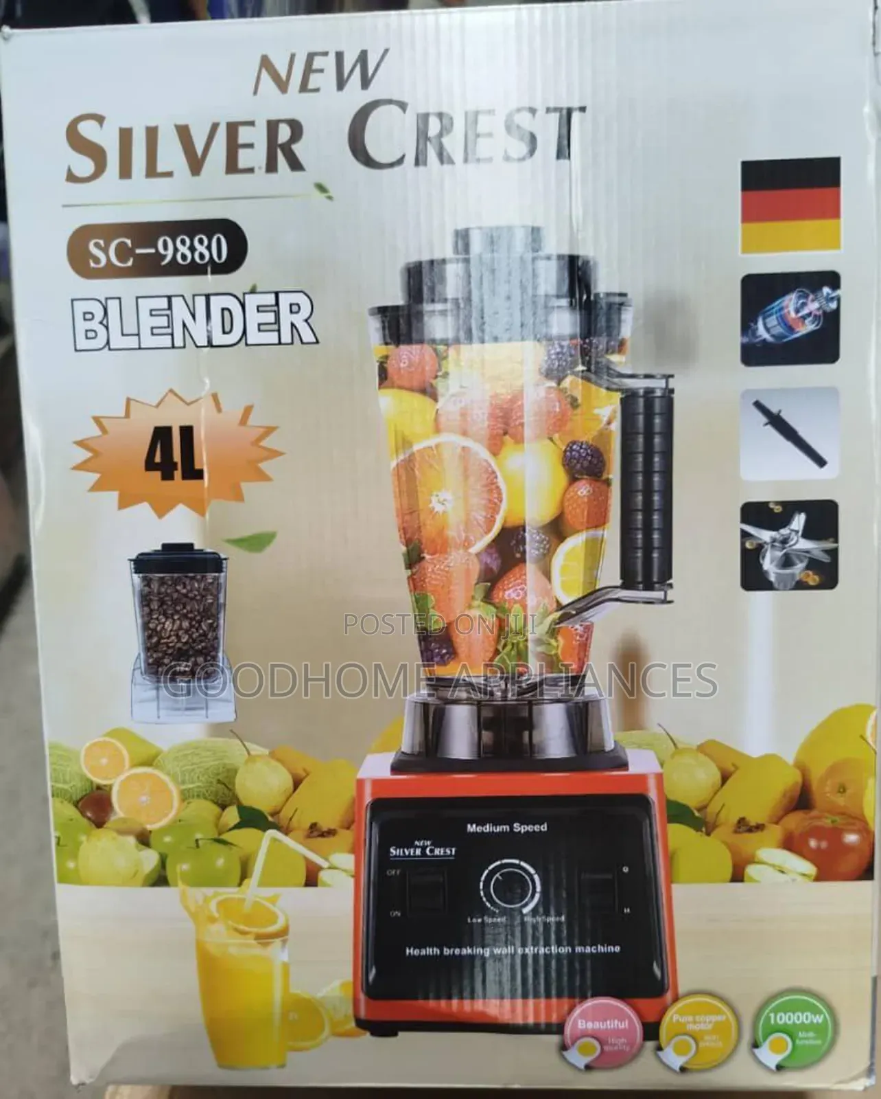 Silver Crest Commercial Blender 4l for sale - Goodhome Appliances Price ...