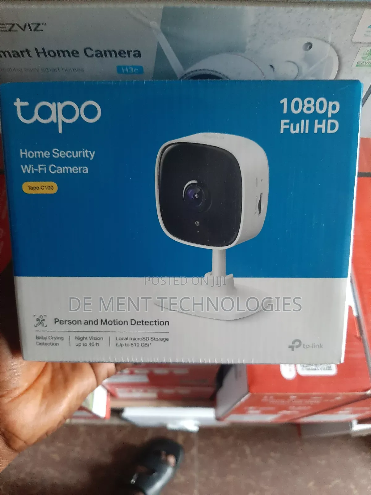 Tp-link Tapo C100 Home Security Wi-fi Camera for sale - DE MENT ...