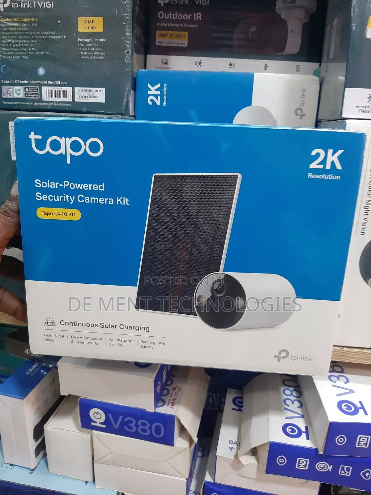 Tp-Link Tapo C410 Kit Solar-Powered Security Camera Kit for sale - DE ...