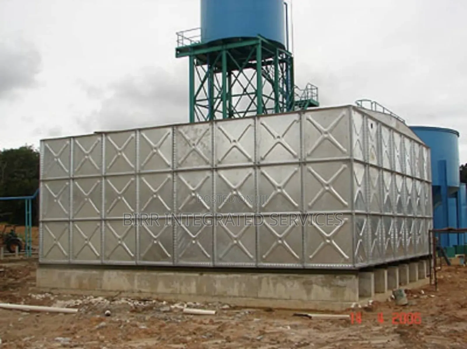Pressed Steel Galvanized Water Tank in Lekki - Building & Trade ...