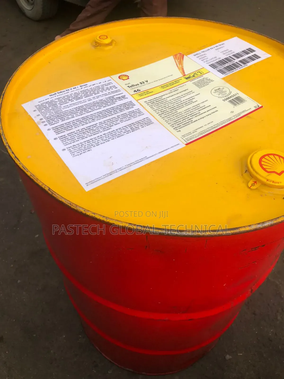 1 Drum of Shell Tellus S2 v 46 Hydraulic Fluid for sale - PASTECH ...