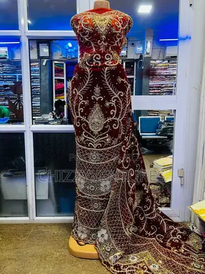 Luxurious Beaded Velvet Indian George -6.5yards in Port-Harcourt ...