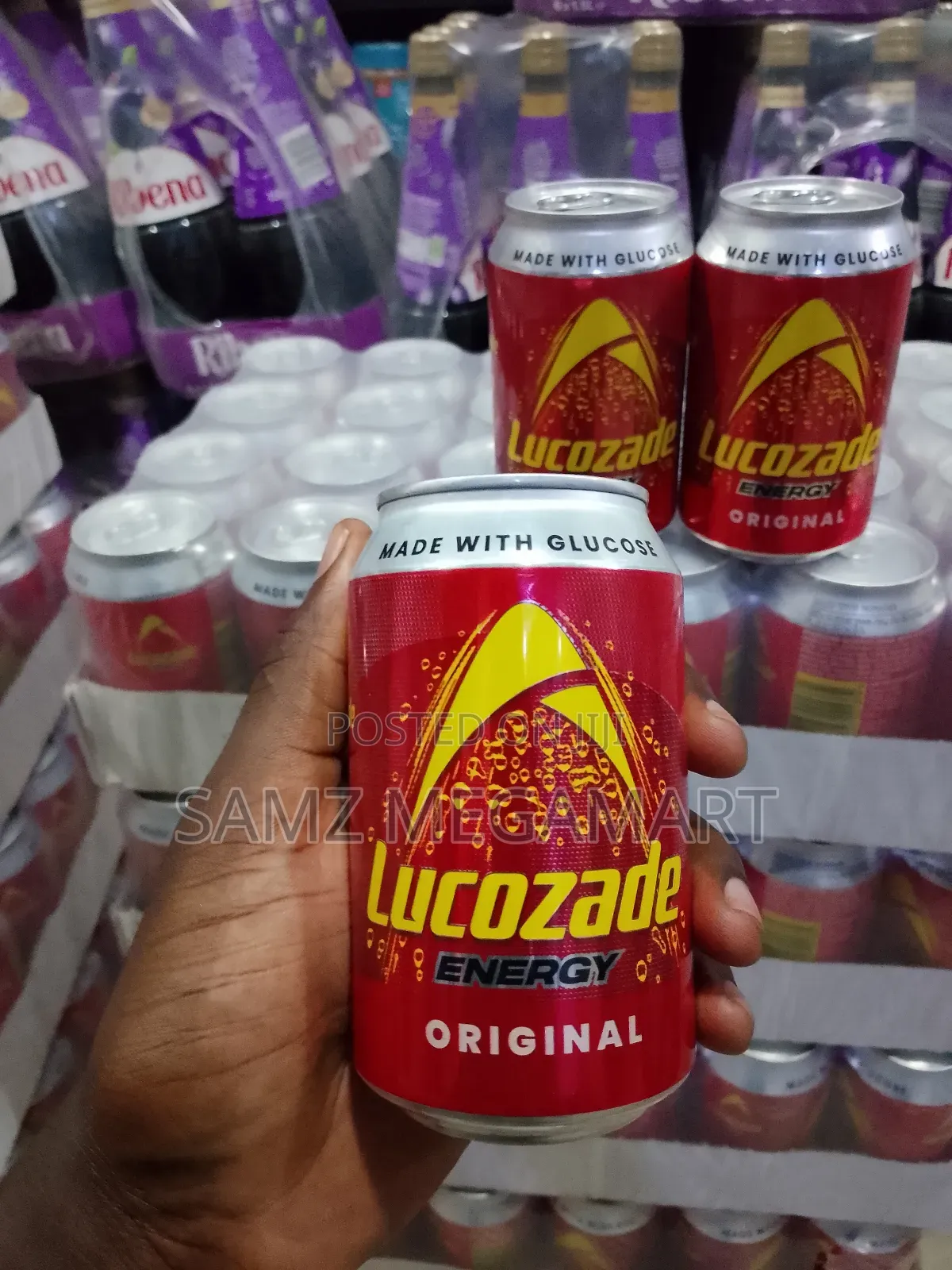 Lucozade Energy Original 24×330ml – Fast Energy Boost for sale - Samz ...