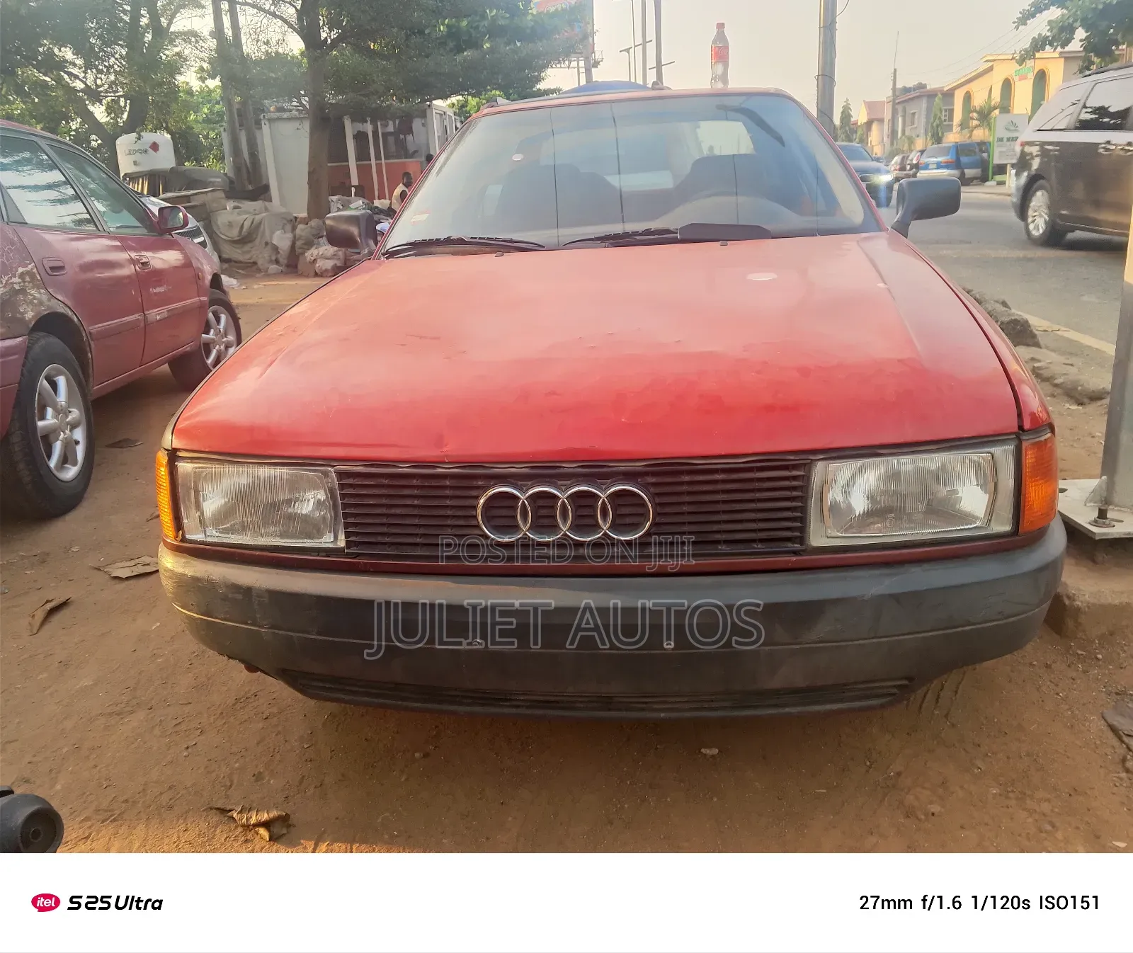 Audi 80 1996 Red in Ikeja - Cars, Juliet Autos | Jiji.ng