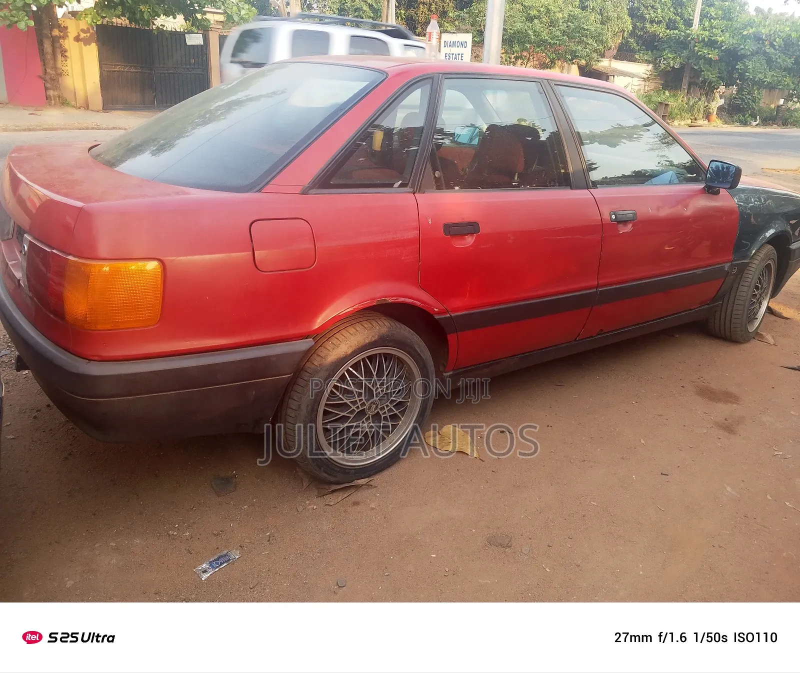 Audi 80 1996 Red in Ikeja - Cars, Juliet Autos | Jiji.ng