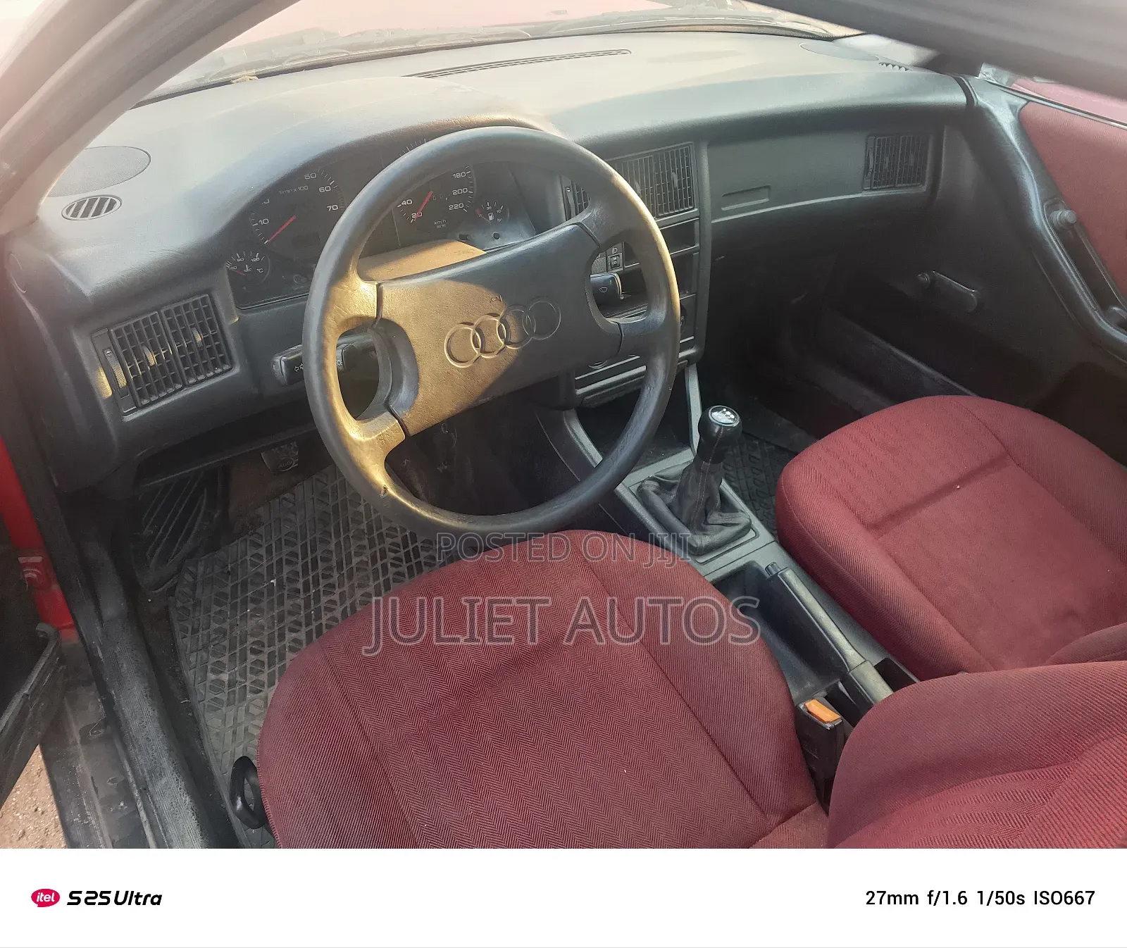 Audi 80 1996 Red in Ikeja - Cars, Juliet Autos | Jiji.ng