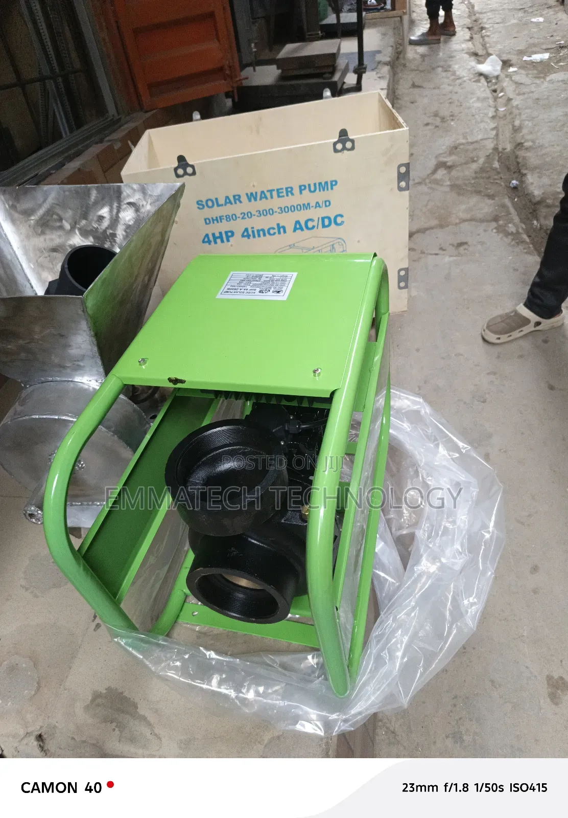 4hp Solar Water Pump Machine for sale - Emmatech Technology Price: ₦ ...