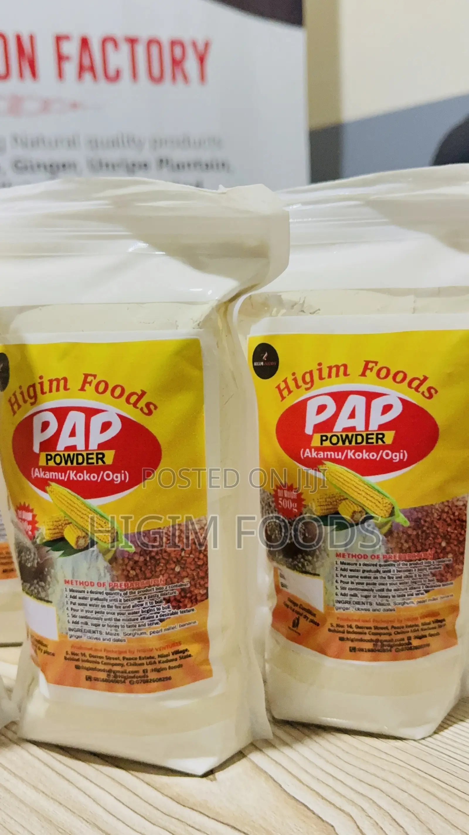 Dry Pap Powder in Chikun - Food & Beverages, Higim Foods | Jiji.ng
