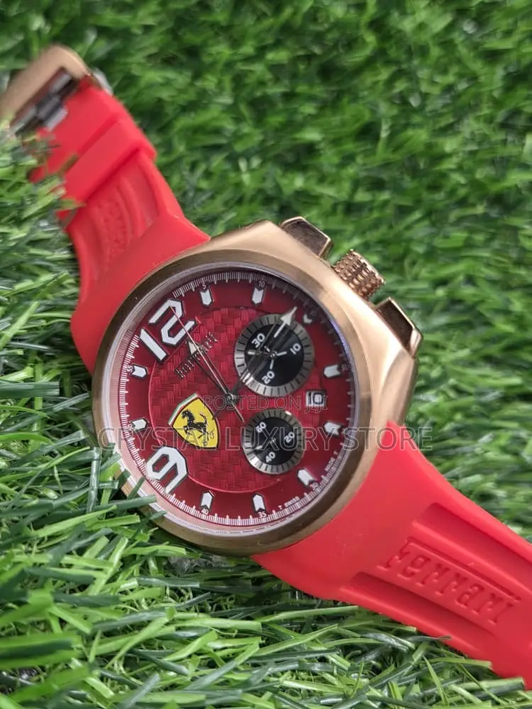 Ferrari Quality Luxury Men Rubber Strap Wristwatch in Lagos Island (Eko ...