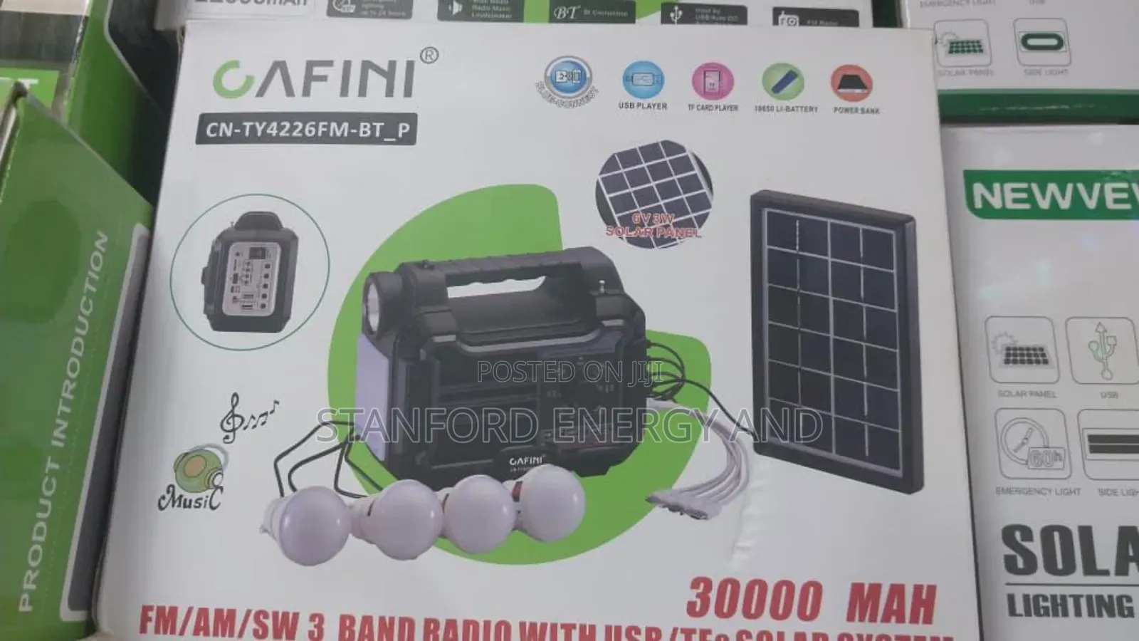 Cafini Solar Lighting System 30,000 Mah for sale - STANFORD ENERGY AND ...