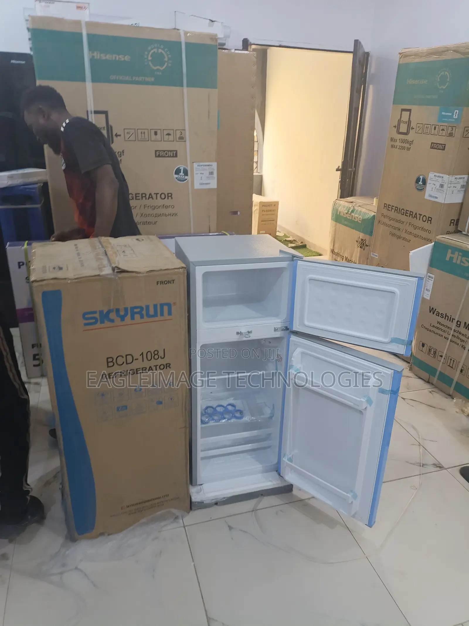 Skyrun 85 Liters Two-Door Fridge - Reliable in Ogba - Kitchen ...