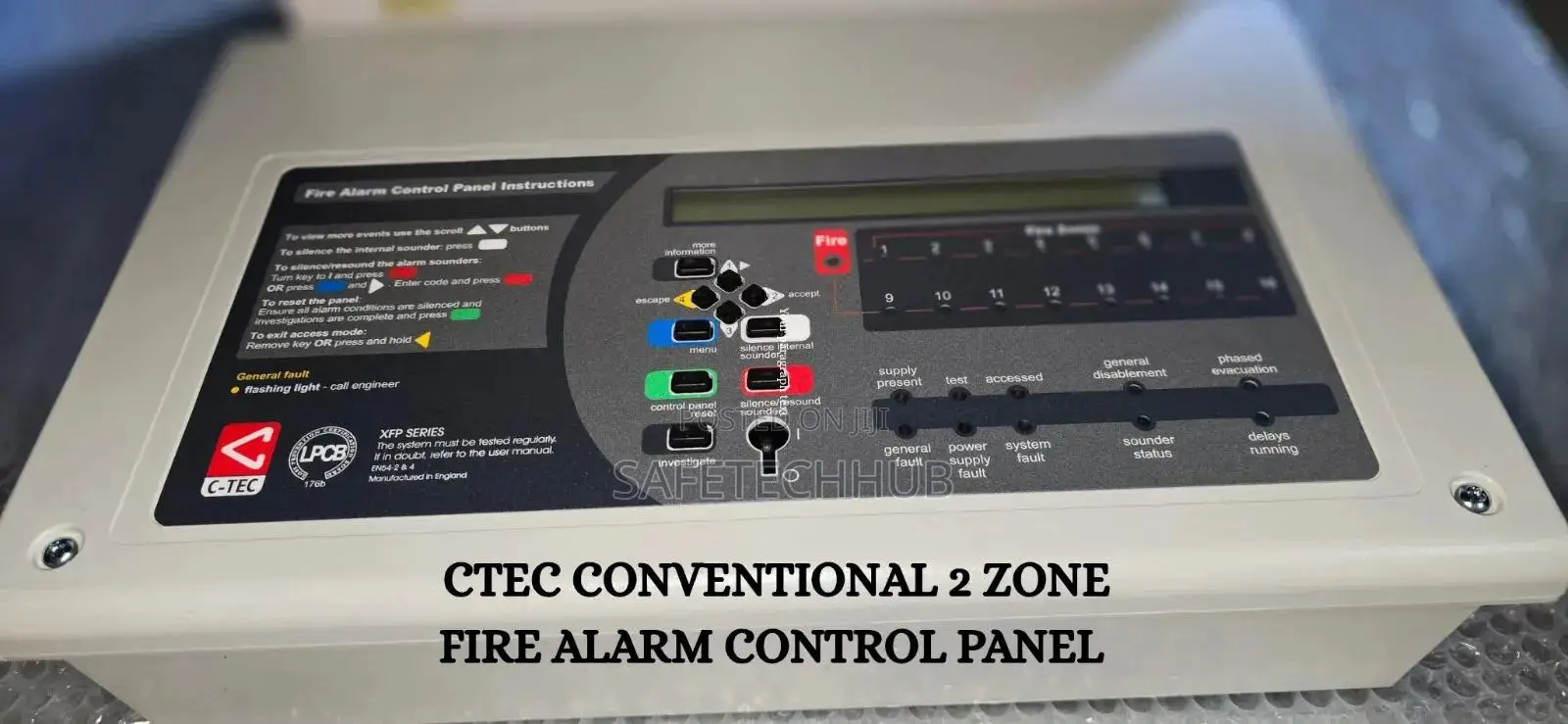 Ctec Fire Alarm Conventional 2 Zones Control Panel for sale ...