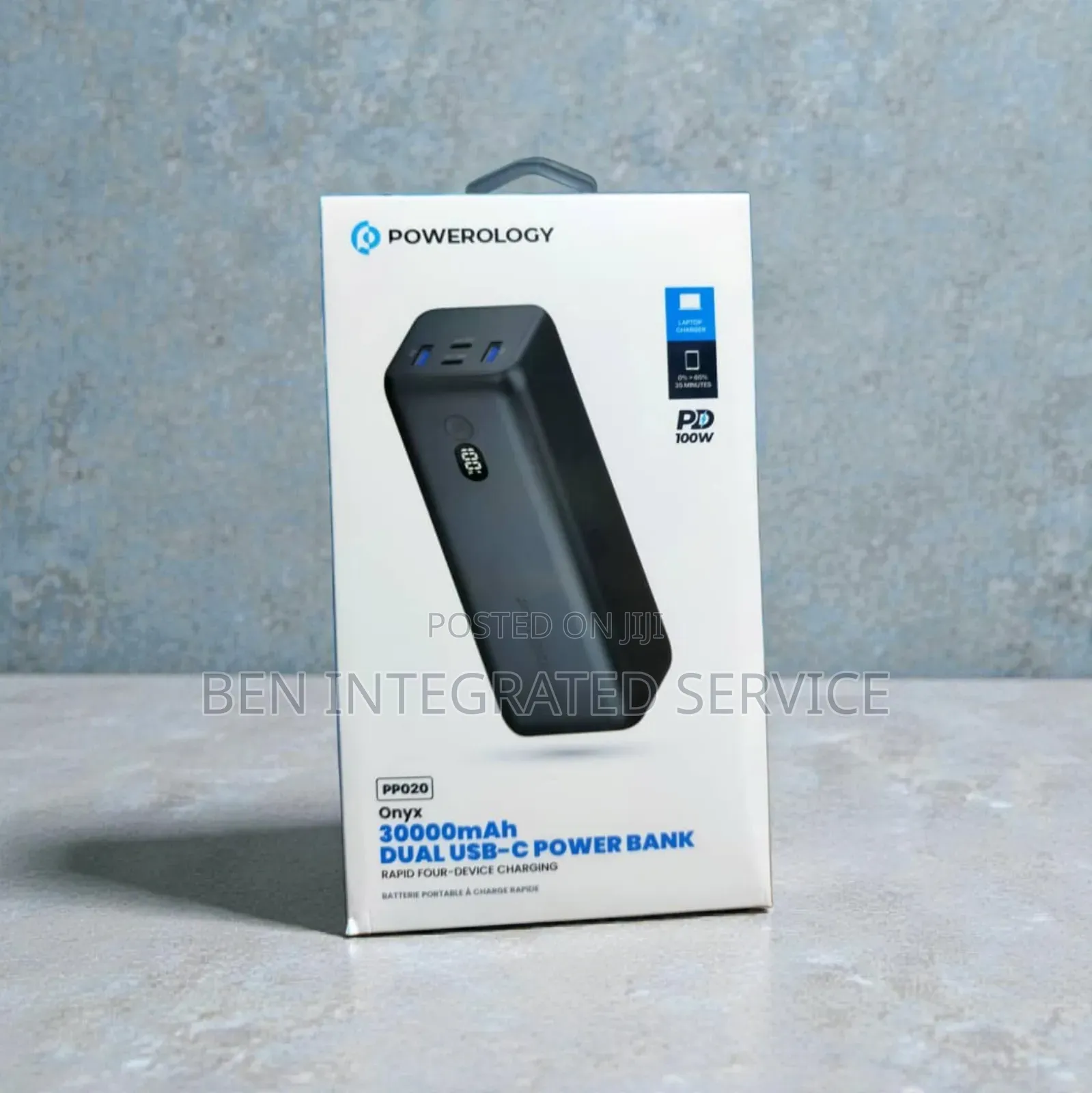 Powerology 30000mah Onyx Dual Usb-C Power Bank in Ikeja - Accessories ...