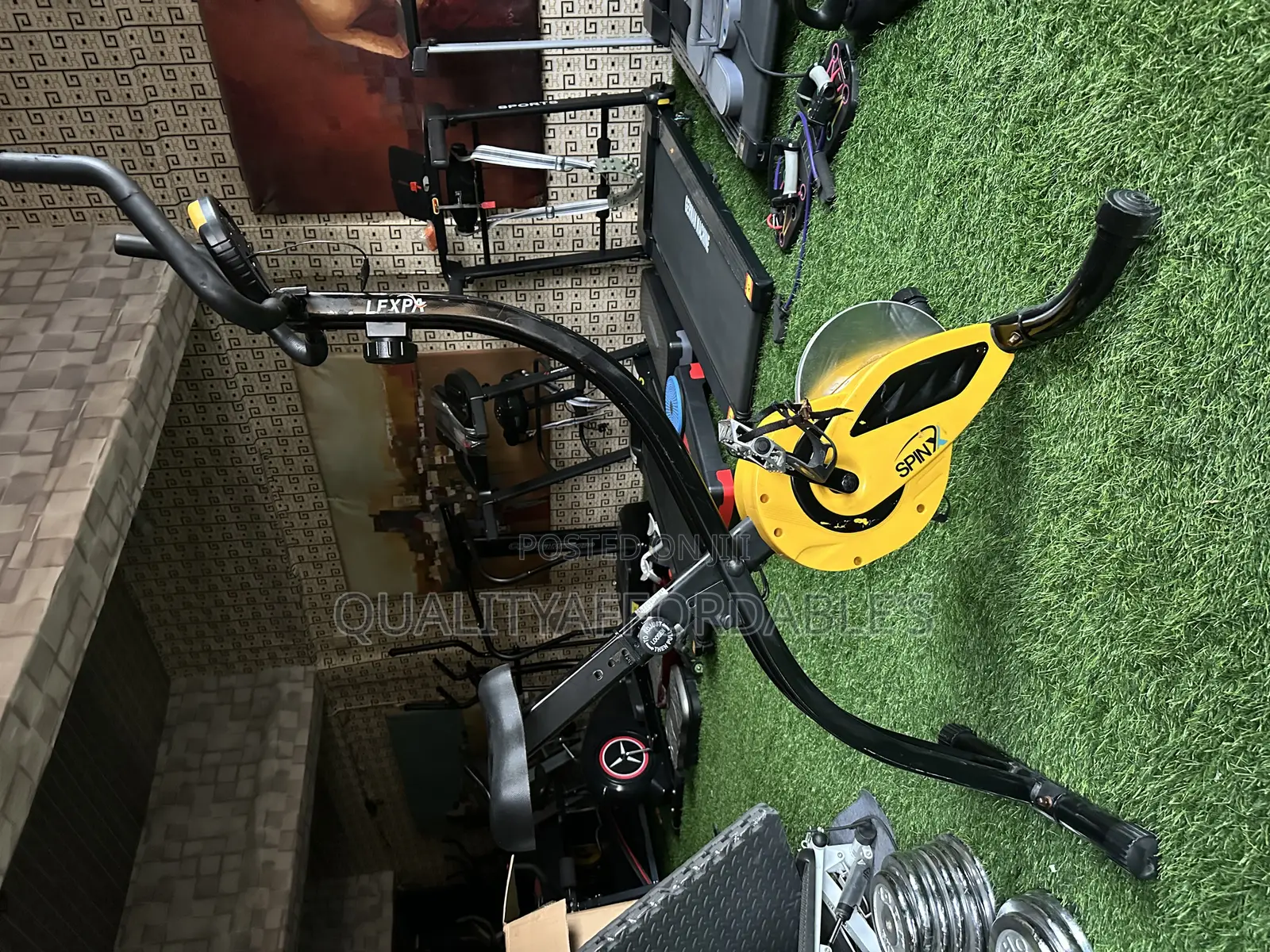 Foldable Cardio Exercise Spinning Bike in Ojo - Sports Equipment ...