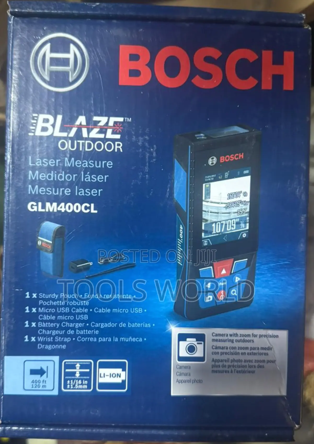 Bosch GLM 400 Cl Blaze Outdoor Laser Measure Tape 120 Meters in Lagos ...