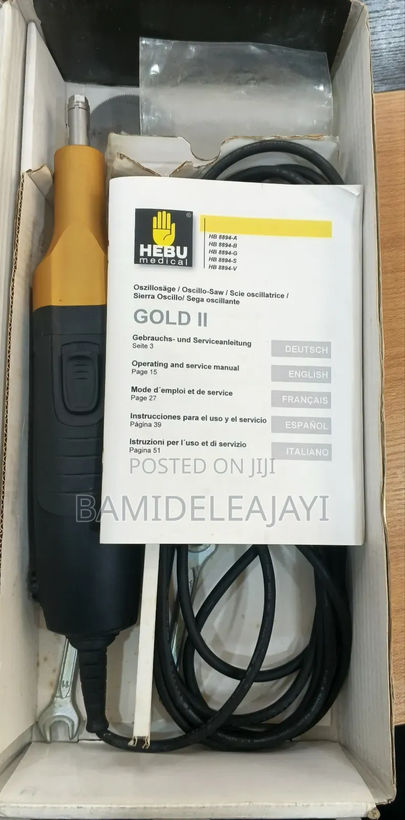 Hebu Cast Cutter in Ikeja - Medical Equipment & Supplies, Bamideleajayi ...