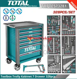 Total 328-PCS Professional Tool Chest Set – 7 Drawers + Full Tool Kit ...