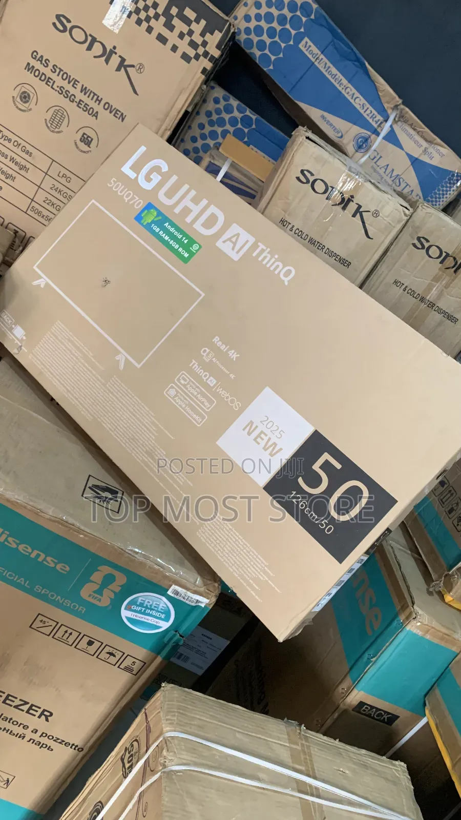 Lg 50" Uhd Smart Tv 50uq70 - Stream Netflix, Youtube, Prime Instantly ...