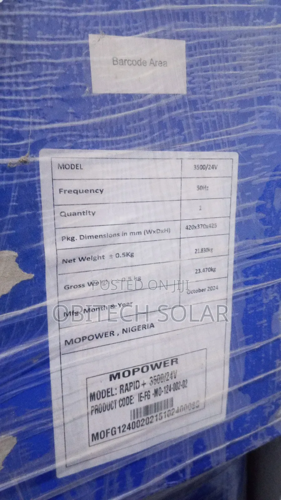 3.5kva 24v Mopower Solar Inverter in Wuse - Electrical Equipment ...