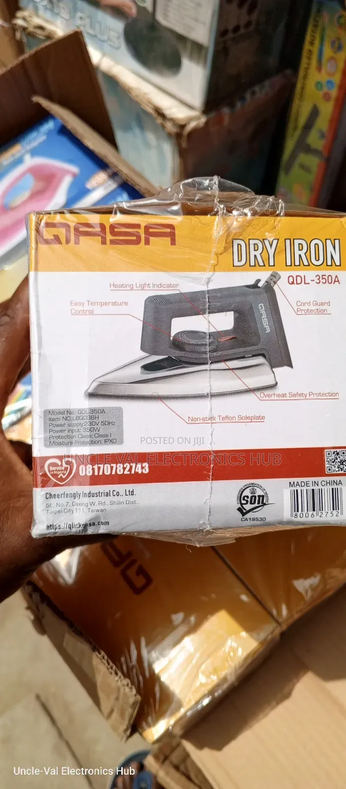 Qasa Inverter Pressing Iron (350w) in Ojo - Home Appliances, Uncle Val ...
