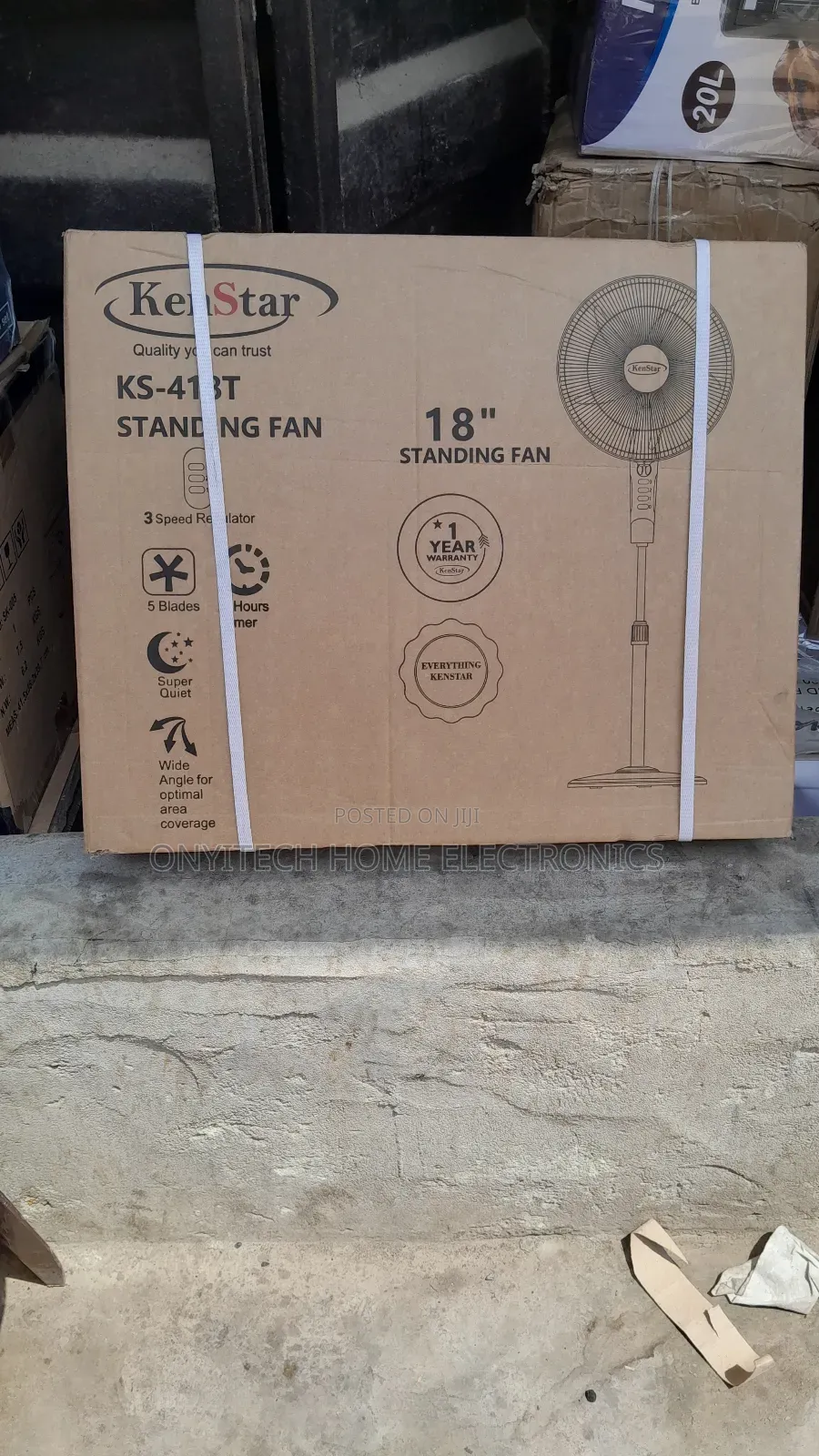 Kenstar 18-Inch Standing Fan With [Timer ] in Lagos Island (Eko) - Home Appliances, Onyitech ...
