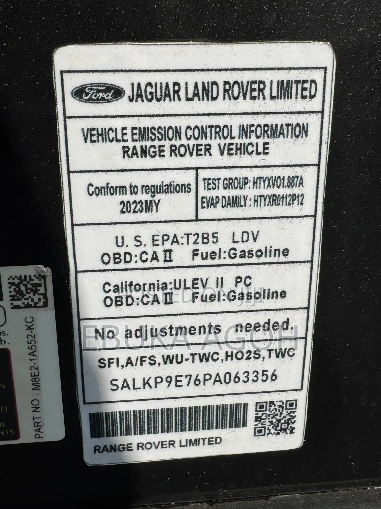 Land Rover Range Rover P530 SE SWB 2023 Black in Maitama - Cars, Ebuka ...