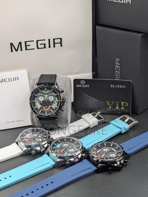 Megir Chronograph Rubber Wrist Watch in Lagos Island (Eko) - Watches ...