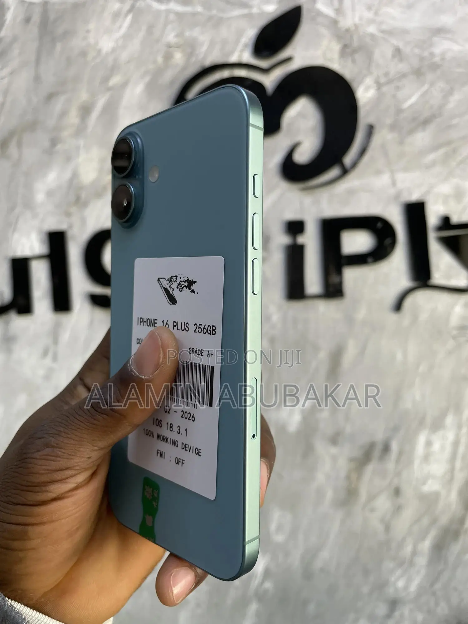 Apple iPhone 16 Plus 256 GB Gray for sale - Alamin Abubakar Price: ₦ ...