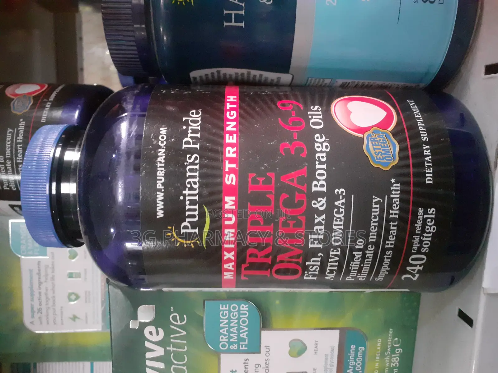 Puritan's Pride Maximum Strength Triple Omega (Omega 369) - 240 Softge ...