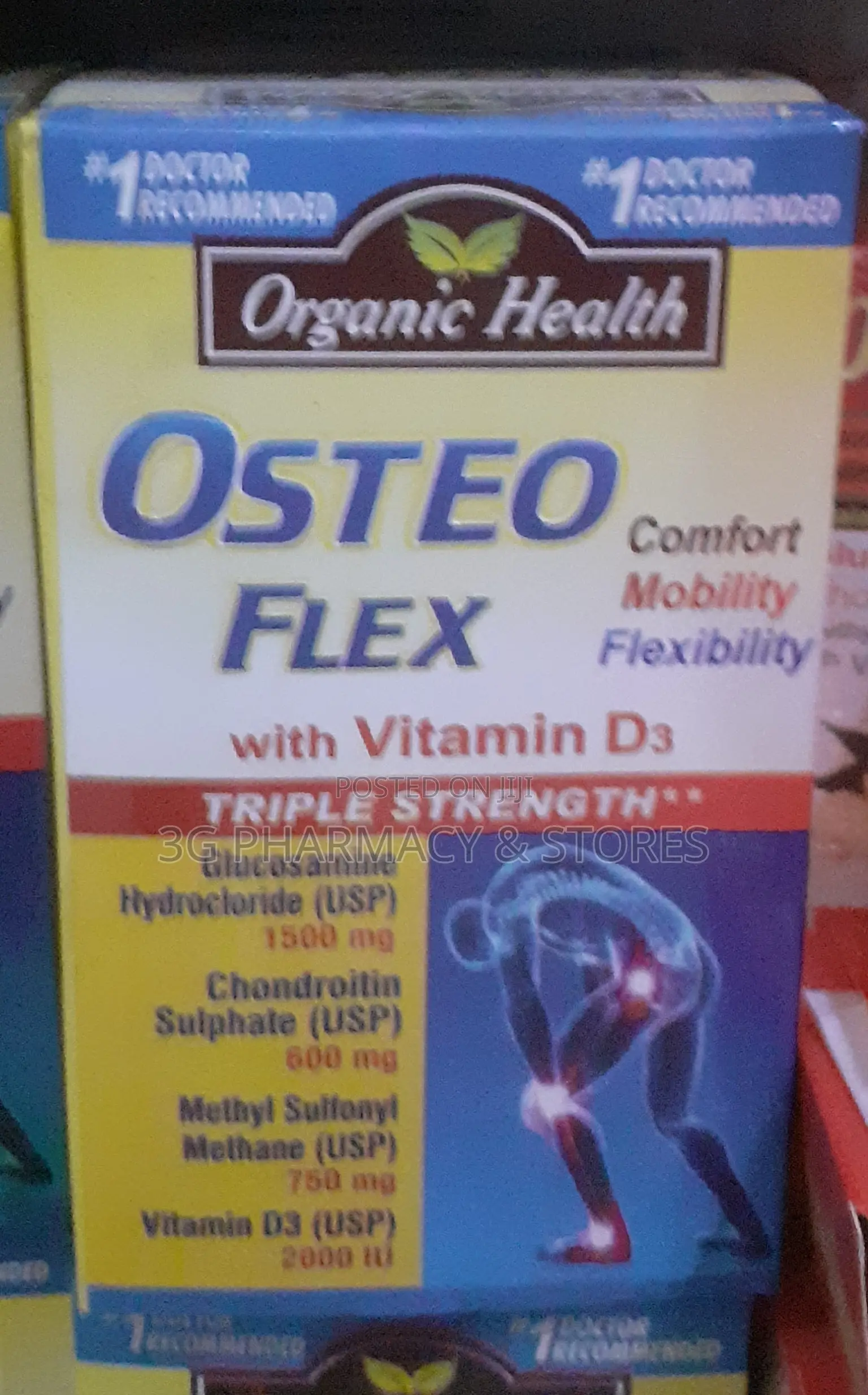 Organic Health Osteo Flex With Vitamin D3 - 120 Capsules in Ajah - Food ...