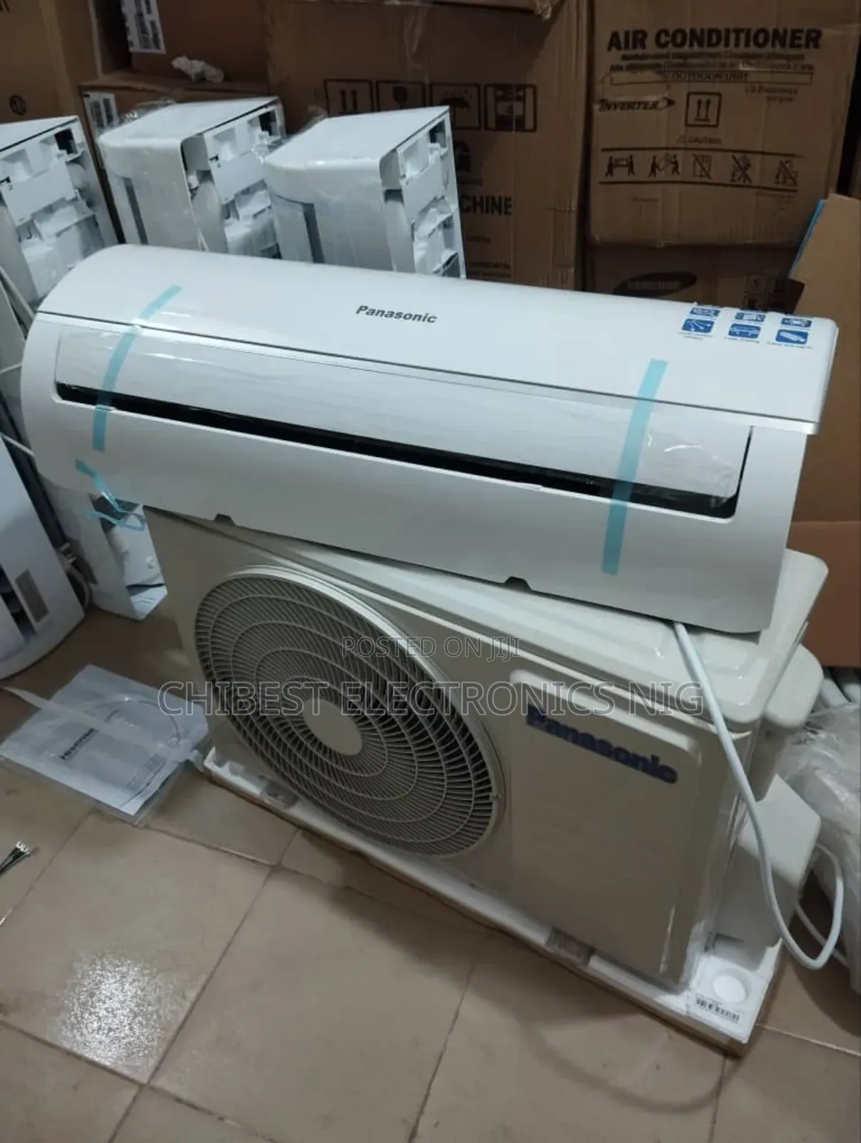 Panasonic 1.5 Hp R410a Low Voltage Air Conditioner Spilt Unit Copper in ...