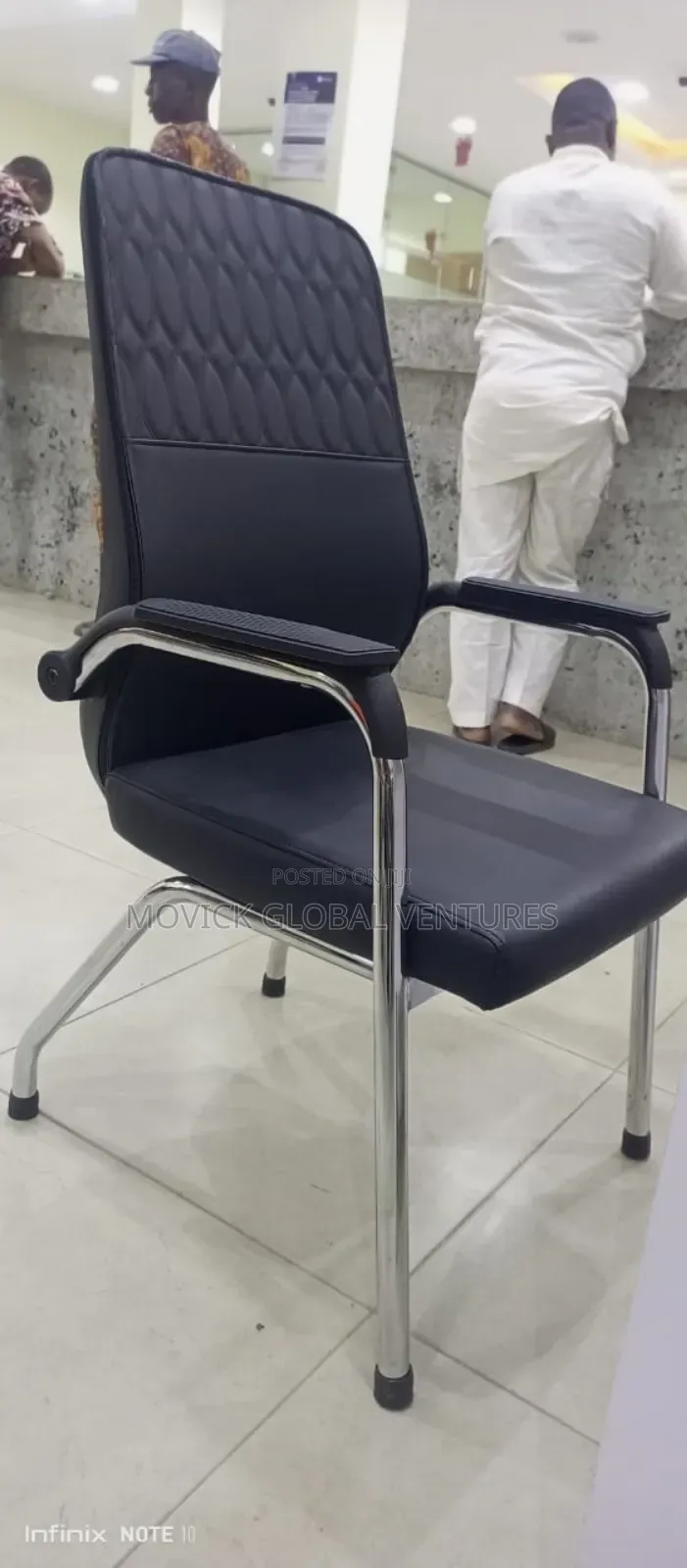 Visitor Leather Staff Chair in Ojo - Furniture, Great-movick Global ...