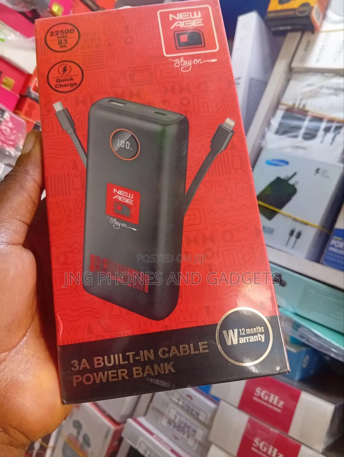 Power Bank With Cord in Ikeja - Accessories for Phones & Tablets, Jng ...
